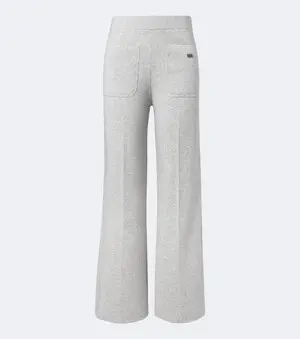 Victoria Beckham Wool And Cashmere Wide-leg Pants