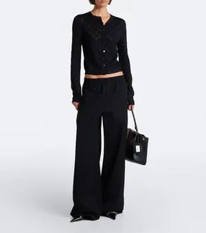 Gucci Technical Twill Wide-leg Pants