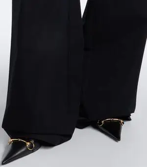 Gucci Technical Twill Wide-leg Pants