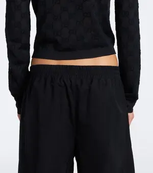 Gucci Technical Twill Wide-leg Pants