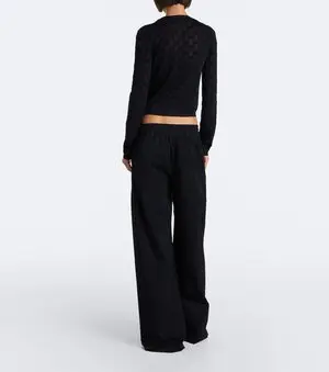 Gucci Technical Twill Wide-leg Pants