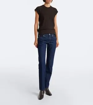 SLVRLAKE Isabel Straight Leg Jeans