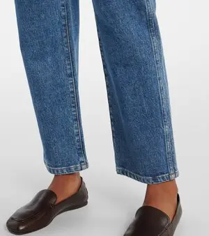 Khaite Abigail High-rise Straight Jeans - Blue