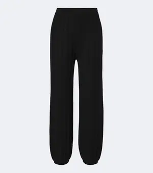 ERES Longitude Knitted Cotton-blend Balloon Pants