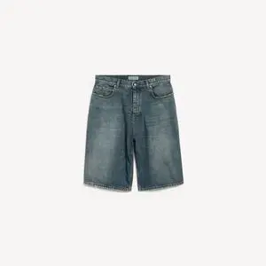 Balenciaga Denim Bermuda - Blue