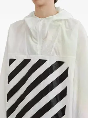 Off-White Diagonals Logo-print Hooded Windbreaker Jacket