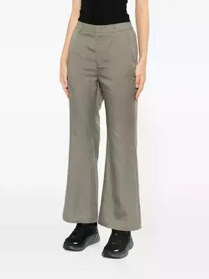 AGNES B. Khaki Drawstring Trousers