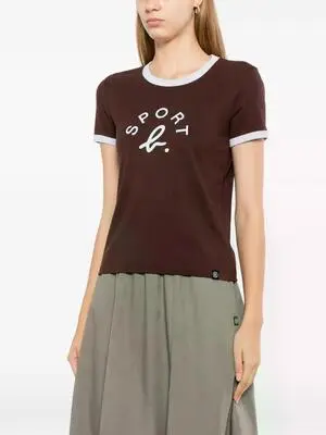 AGNES B. Logo-print T-shirt