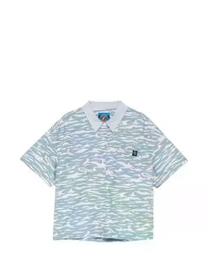 AGNES B. All-over Graphic-print Shirt - Blue