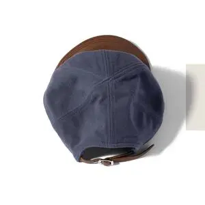 Miu Miu Drill And Nappa Leather Baseball Cap