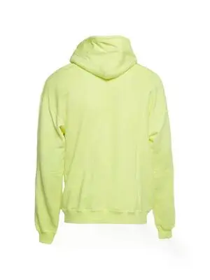 Balenciaga Logo-print Cotton Hoodie - Yellow