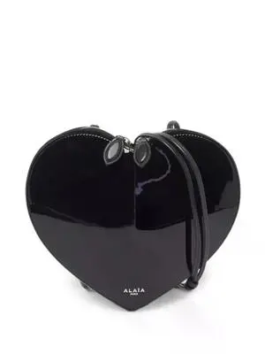 Alaïa Le Coeur Heart-shaped Crossbody Bag - Black