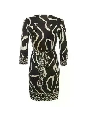 Diane Von Furstenberg Tallulah Midi Wrap Dress - Black