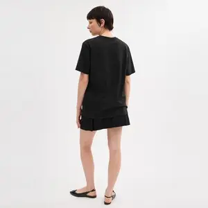 COACH Organic Cotton T-shirt With Logo - Black