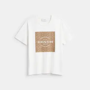 COACH Signature Logo T-shirt - White