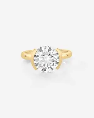 Ring Concierge 3.20 Ct. Round Lab Diamond Ring - Gold