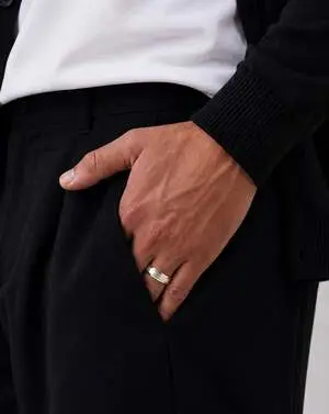 Ring Concierge 4 Mm Contrast Beveled Wedding Band