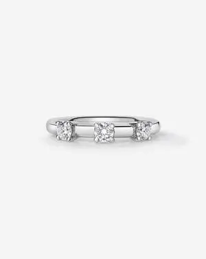 Ring Concierge Diamond Trio Band Wedding Band - Platinum