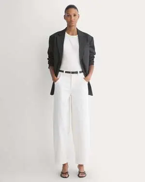Everlane Everlane Utility Twill Barrel Pant Bone