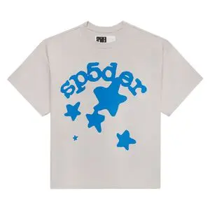 SP5DER Beluga Star Graphic T-shirt - Grey