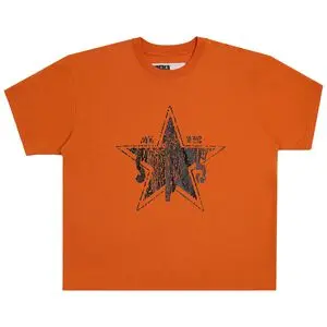 SP5DER Big Star Tee Orange - Red