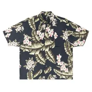 StÜssy Hawaiian Floral Short-sleeve Shirt - Black