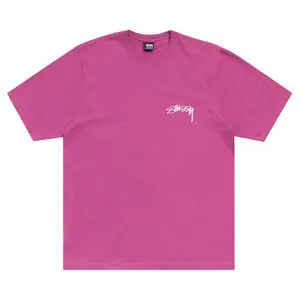 StÜssy Stack Pigment Dyed Tee 'berry - Red