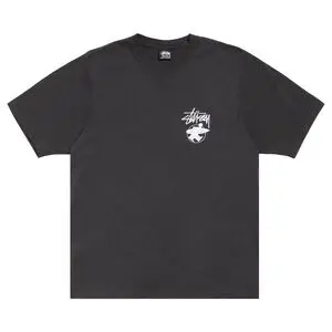 StÜssy Long Haul Tee Pigment Dyed 'faded - Black