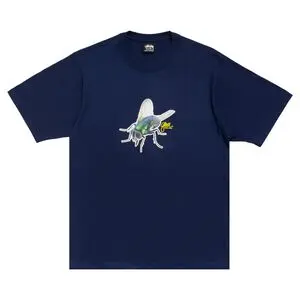 StÜssy Fly Gear Tee 'navy - Blue