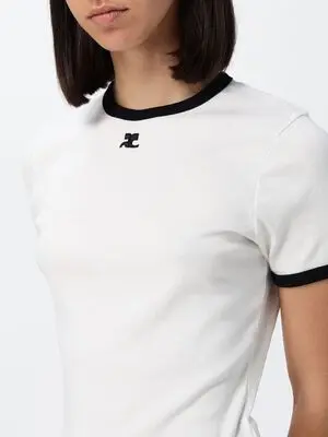 COURREGES Logo T-shirt - White