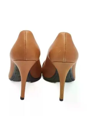 Fendi Buckle Round-toe Pumps