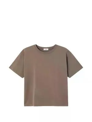 American Vintage Fizvalley Straight-cut Short-sleeve T-shirt - Brown