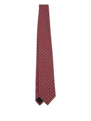 BOSS Polka-dot Tie - Red