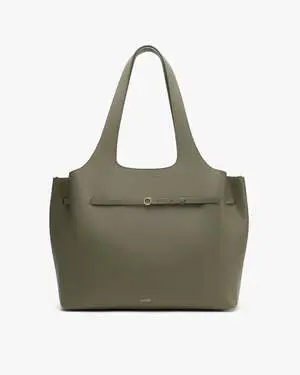 Cuyana Belted System Tote 16-inch Anniversary Collection Bag - Olive