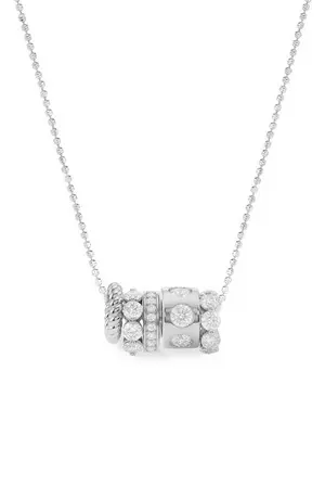 Melinda Maria Ashley Venice Cubic Zirconia Necklace - Silver-white