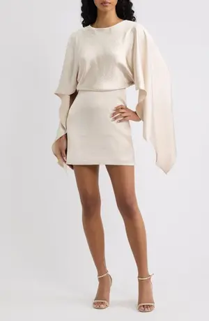 Line & Dot Muse Drape Drop Waist Dress