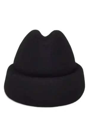 GIGI BURRIS MILLINERY Sharina Wool Felt Hat - Black