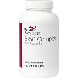 BARIATRIC ADVANTAGE Vitamin B50 Complex High-potency Easy-digest Mini Capsules 180 Count - None