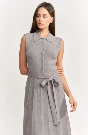 EN SAISON Annie Sleeveless Maxi Sweater Dress