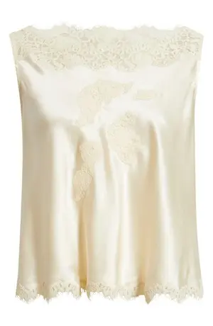 DÔEN Valerina Silk Lace Top
