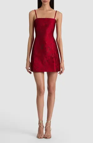 Alice + Olivia Velia Jacquard Minidress