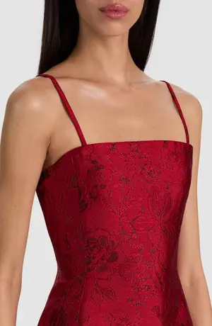 Alice + Olivia Velia Jacquard Minidress