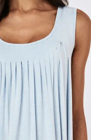 PAPINELLE Kate Pleat Front Midi Nightgown