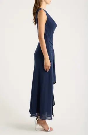 Line & Dot Oriane Front Tie Maxi Dress
