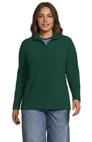 LANDS' END LANDS' END Fleece Pullover Pine