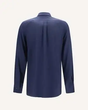 Dolce & Gabbana Gold Crêpe De Chine Shirt