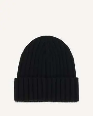 Moncler Wool Beanie With Logo