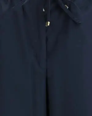 WEEKEND MAXMARA S Max Mara Aureo Cotton Poplin Wide Leg Pants - Blue