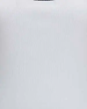 Dolce & Gabbana Ribbed Logo Tank Top - White