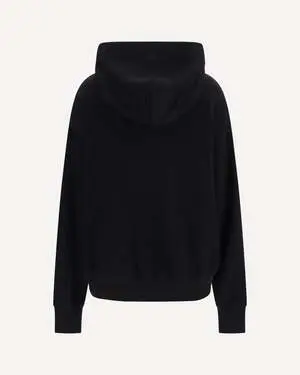 Dolce & Gabbana Cotton Hooded Sweatshirt With Logo Patch